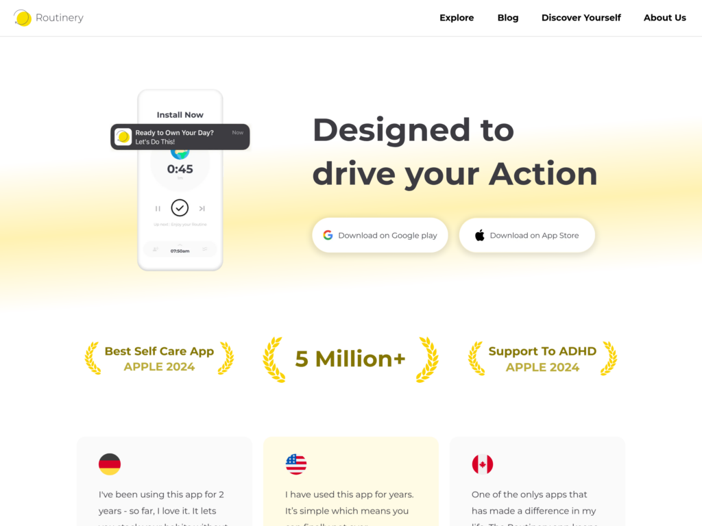 Routinery - Apps for ADHD.